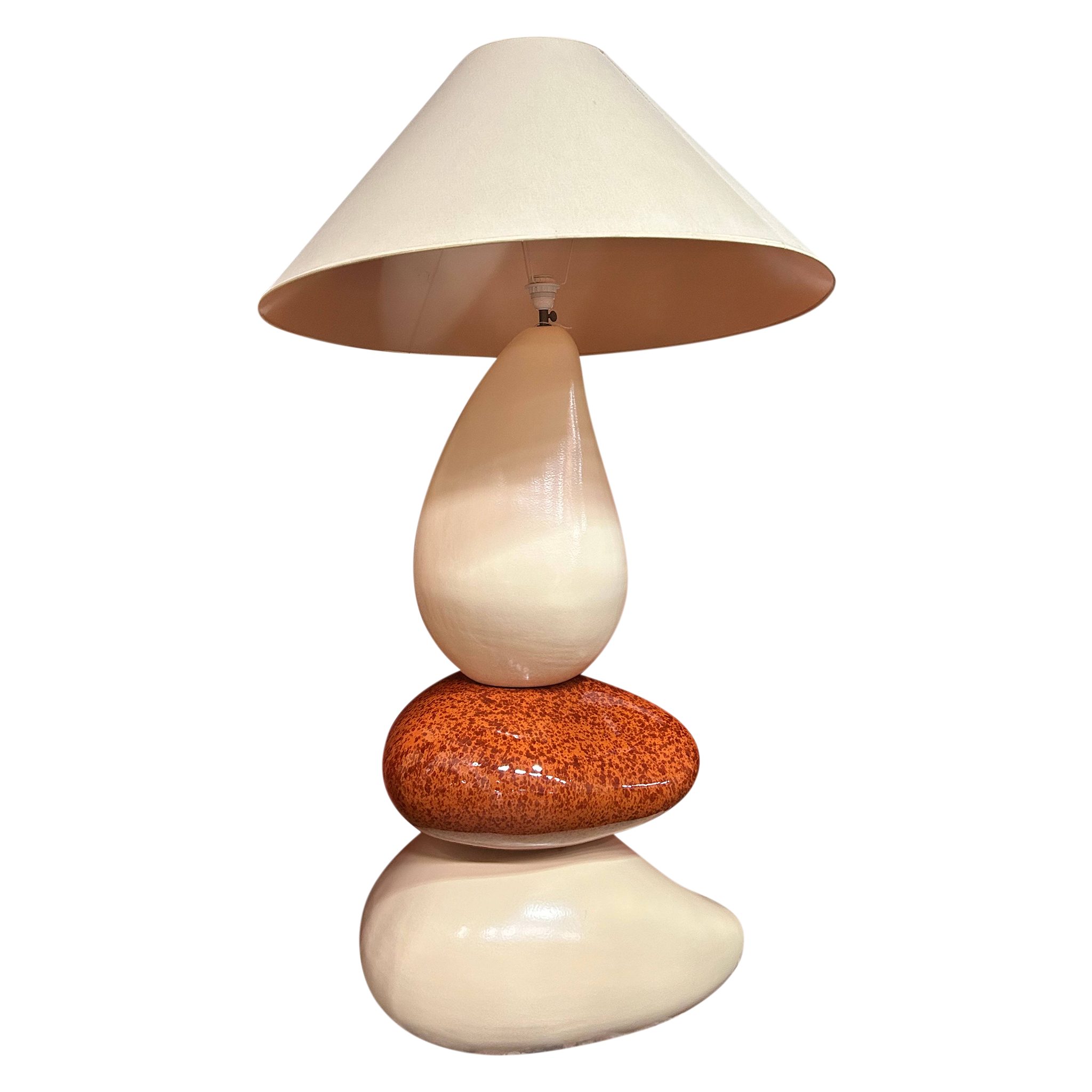 Ceramic Pebble Floor Lamp by Francois Chatain – Pop Up Home