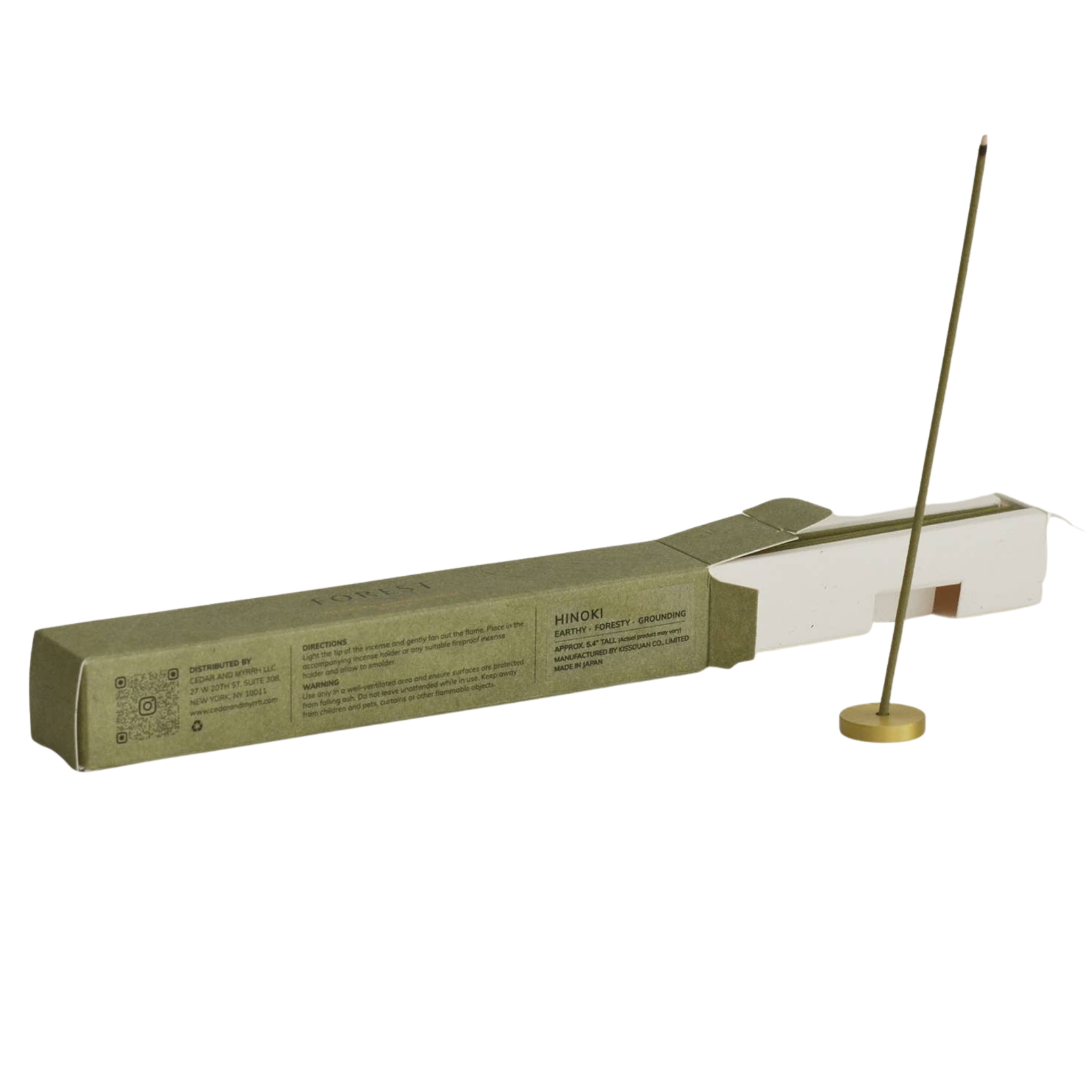 Cedar and Myrrh - Hinoki Japanese Incense Stick Set – Pop Up Home