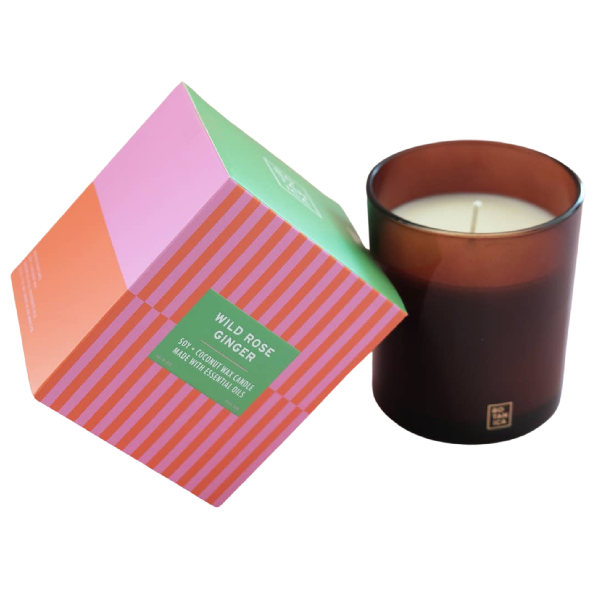 Botanica - Wild Rose + Ginger Candle – Pop Up Home
