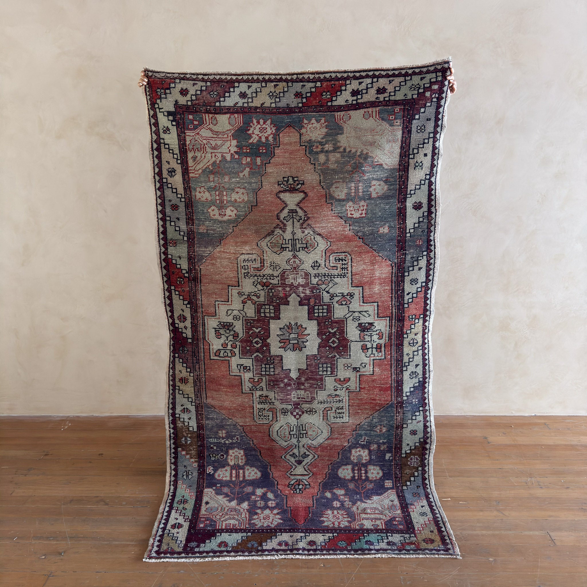 Vintage Anatolian Stepped Medallion Rug – Pop Up Home