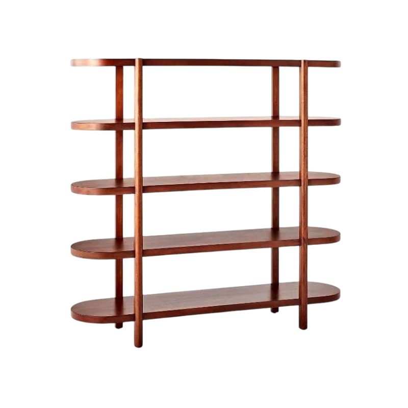 MCM Rounded Edge Wood Shelf – Pop Up Home